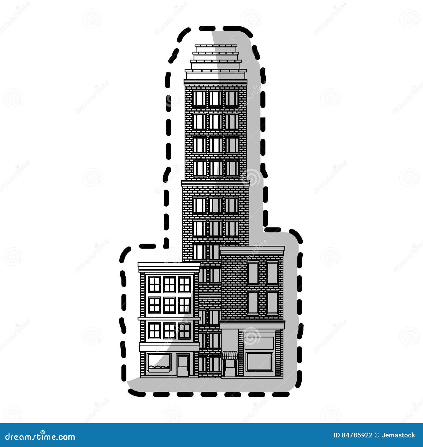City building icon stock vector. Illustration of metropolitan - 84785922