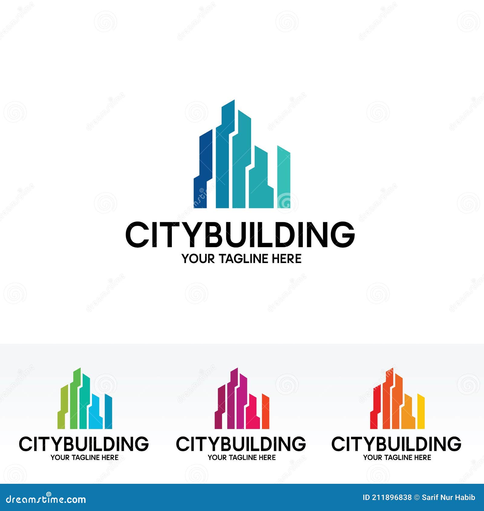 City Building Logo Design Template Stock Vector - Illustration of ...
