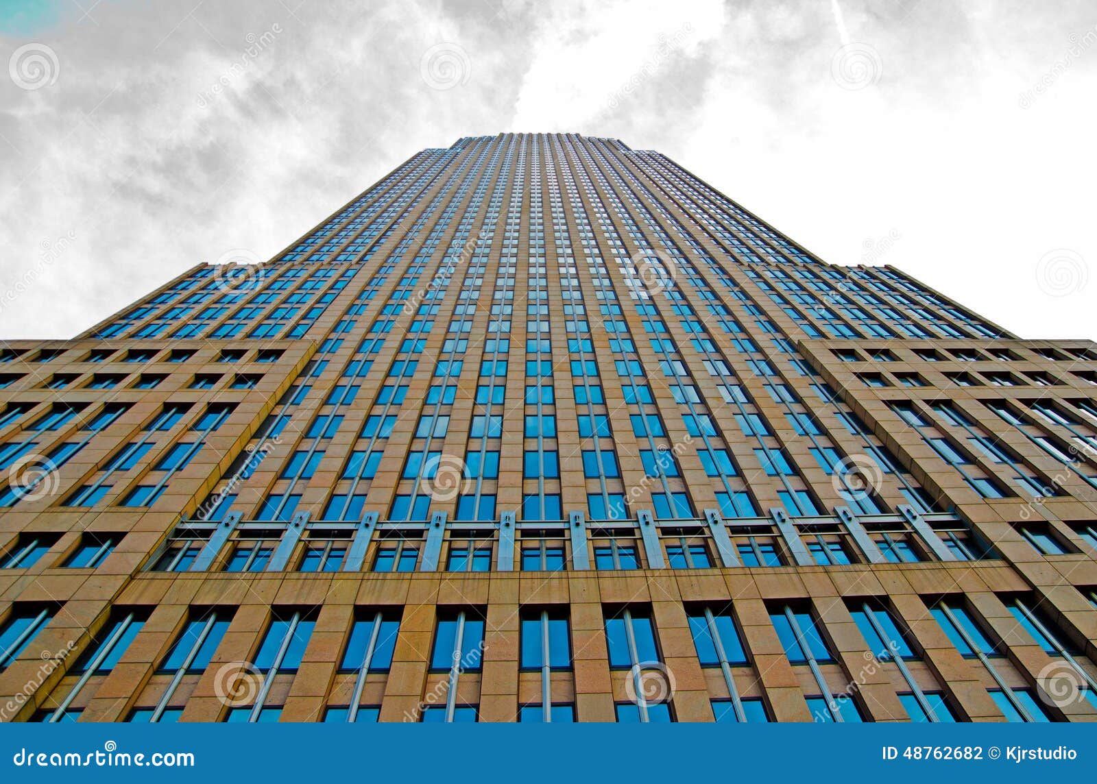 Skyscraper looking up. stock photo. Image of inspiration - 48762682