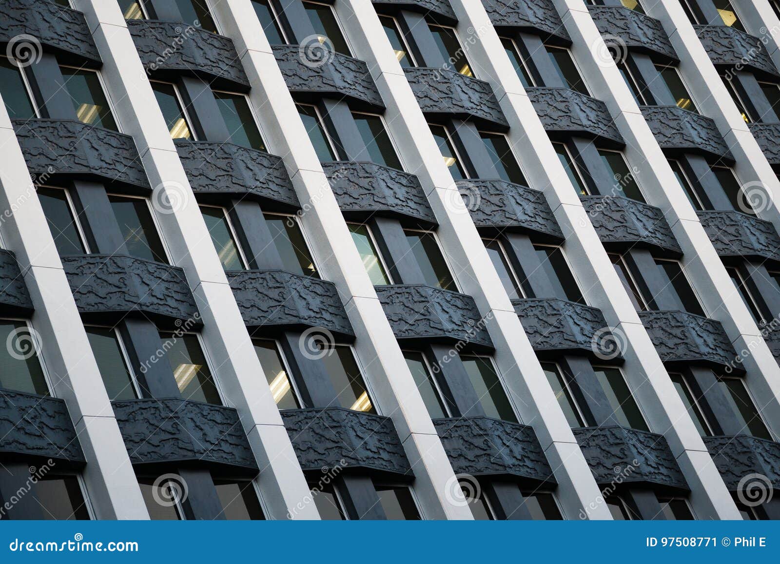 City Building Windows stock image. Image of contemporary - 97508771