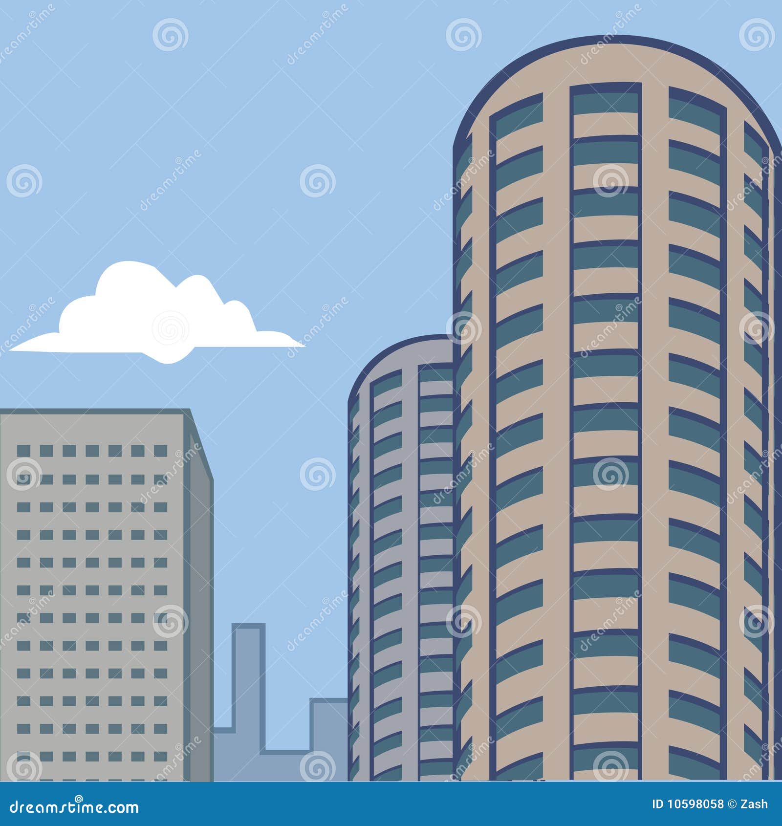 Clipart city buildings