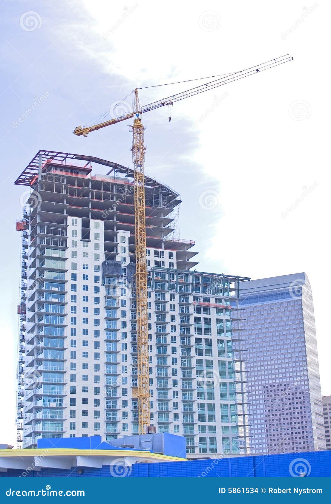 City Buildings Construction Stock Photo - Image of scrapers ...