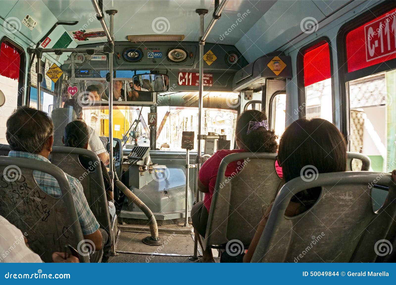 City Bus Merida, Yucatan, Mexico Editorial Stock Image - Image of ...