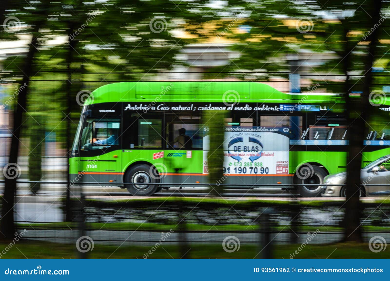 City Bus On Street Picture. Image: 93561962