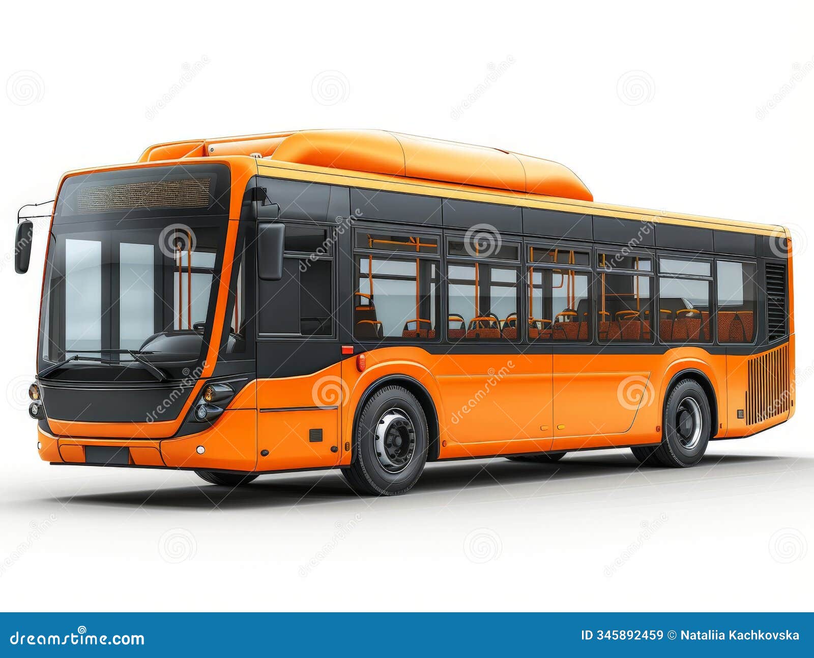City Bus on a White Background Stock Image - Image of vehicle, london ...