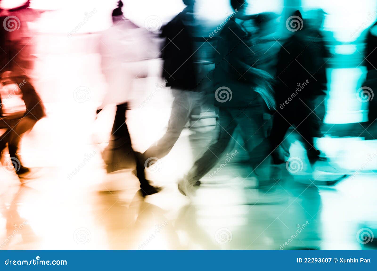 City Business People Abstract Background Stock Image - Image of blue ...