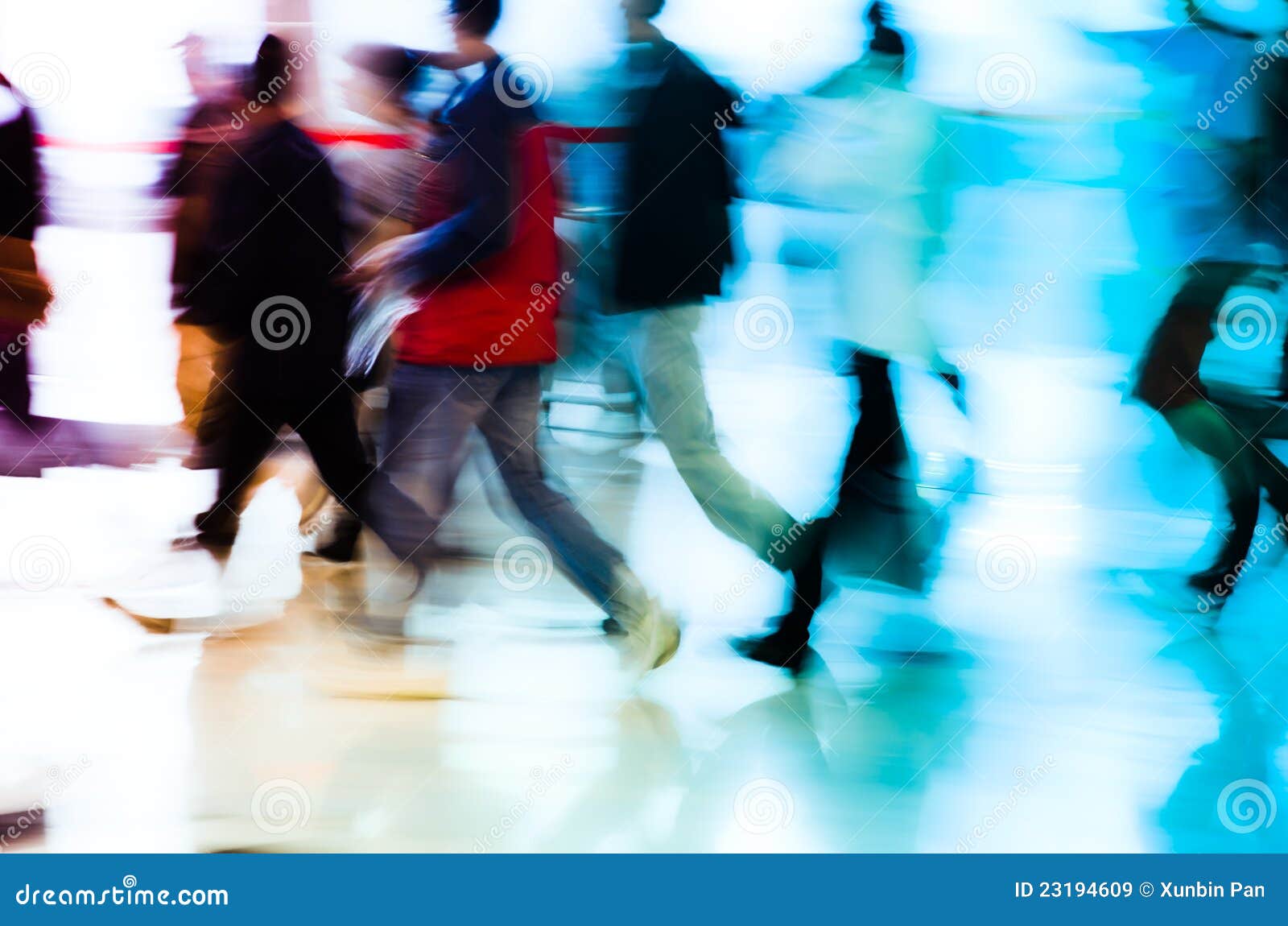 City Business People Running Abstract Stock Image - Image of ...