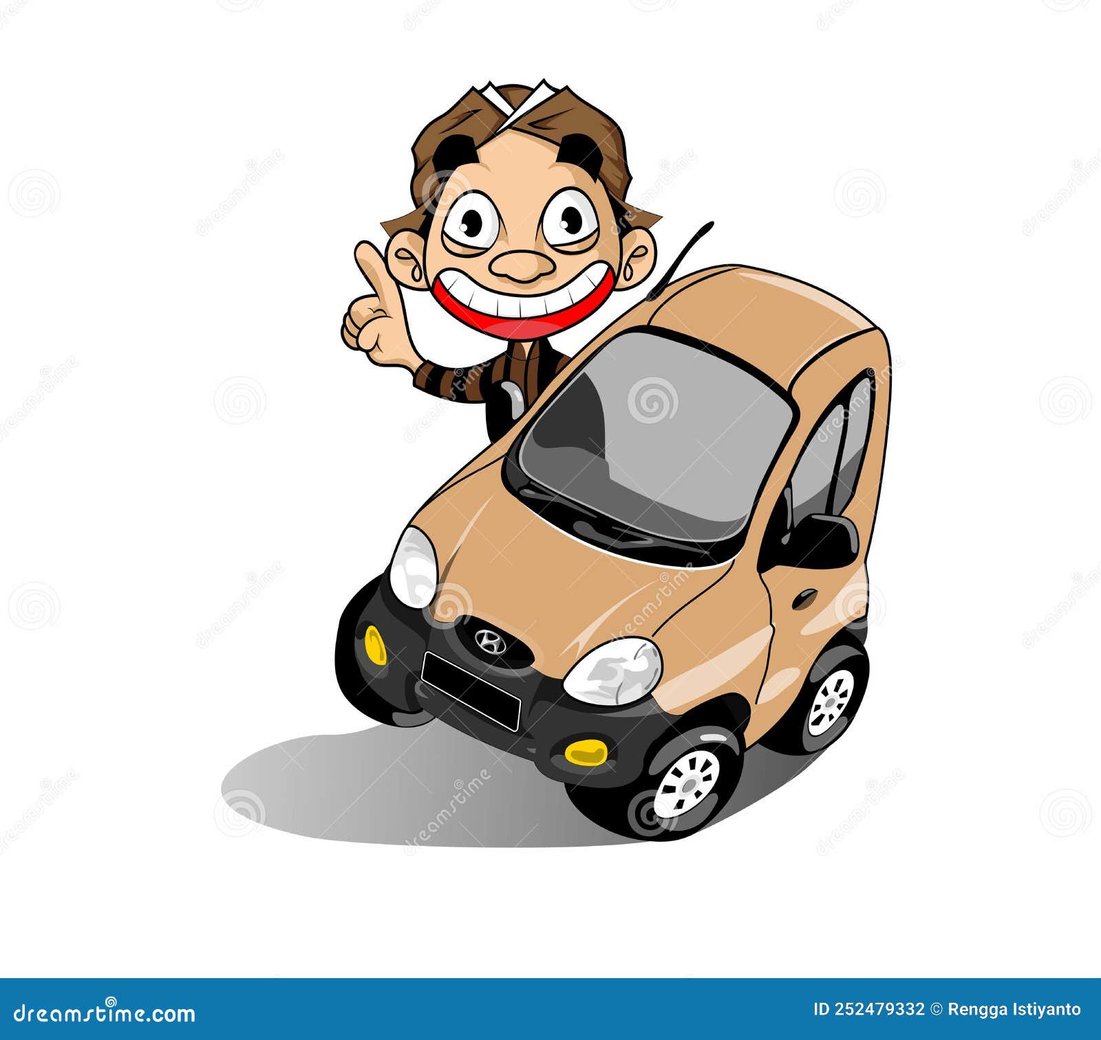 City Car Chibi of Hyundai Atoz Editorial Photography - Illustration of ...