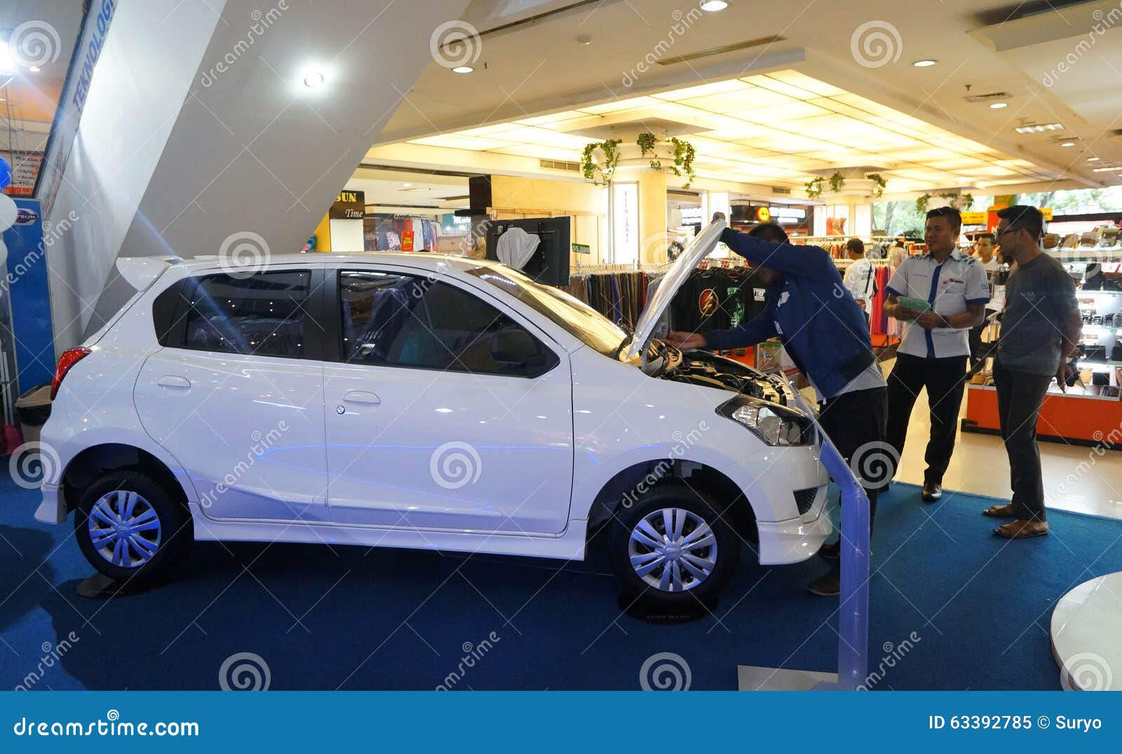 City car editorial image. Image of mall, atrium, exhibited - 63392785