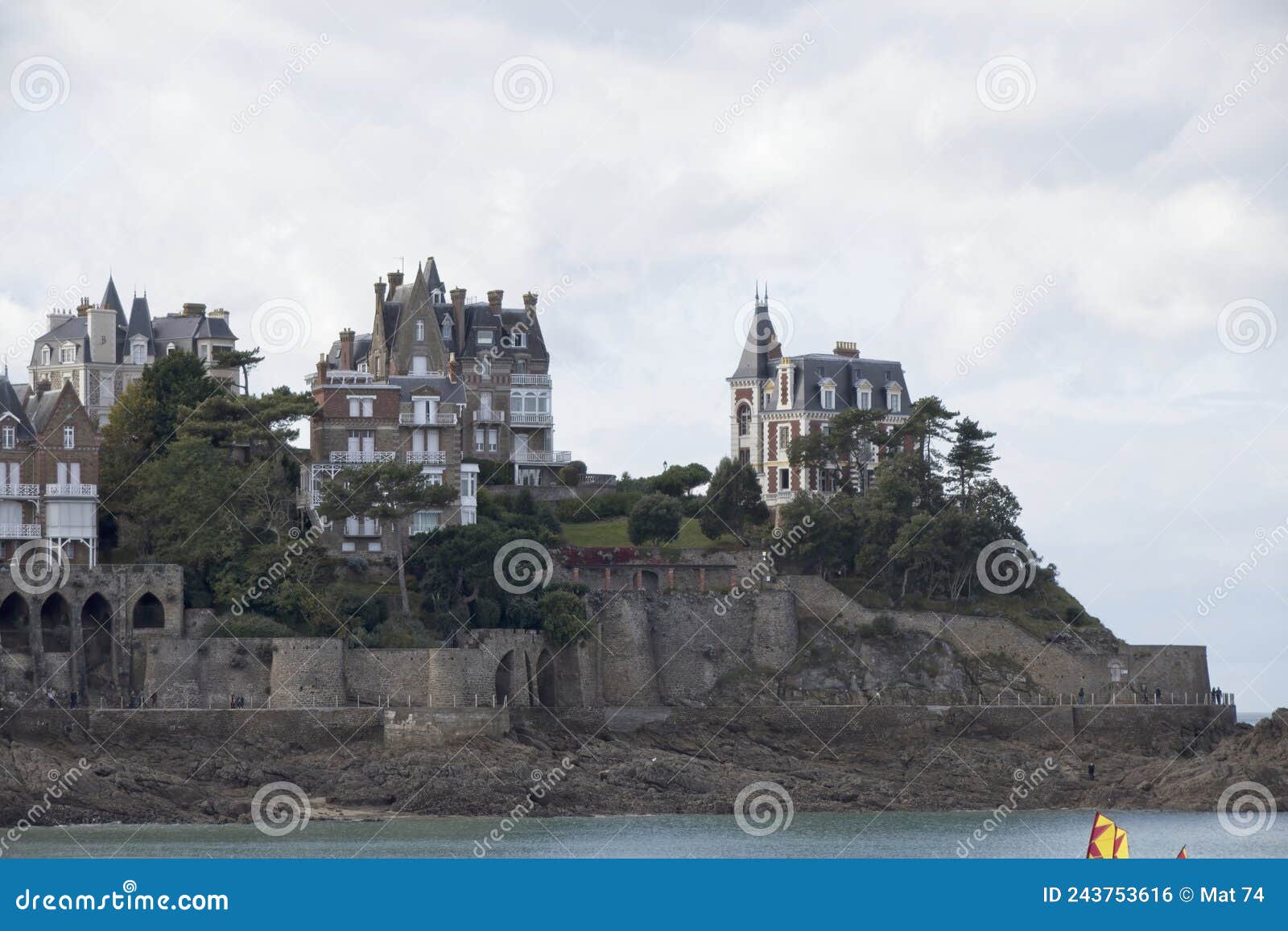 City castle at morning stock photo. Image of medieval - 243753616