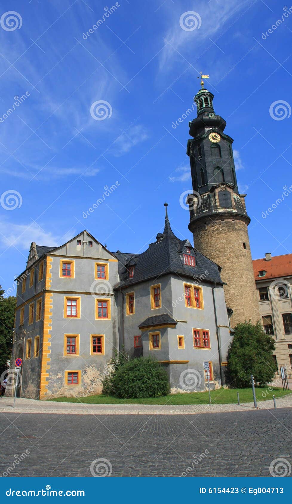 City Castle of Weimar stock image. Image of countryside - 6154423