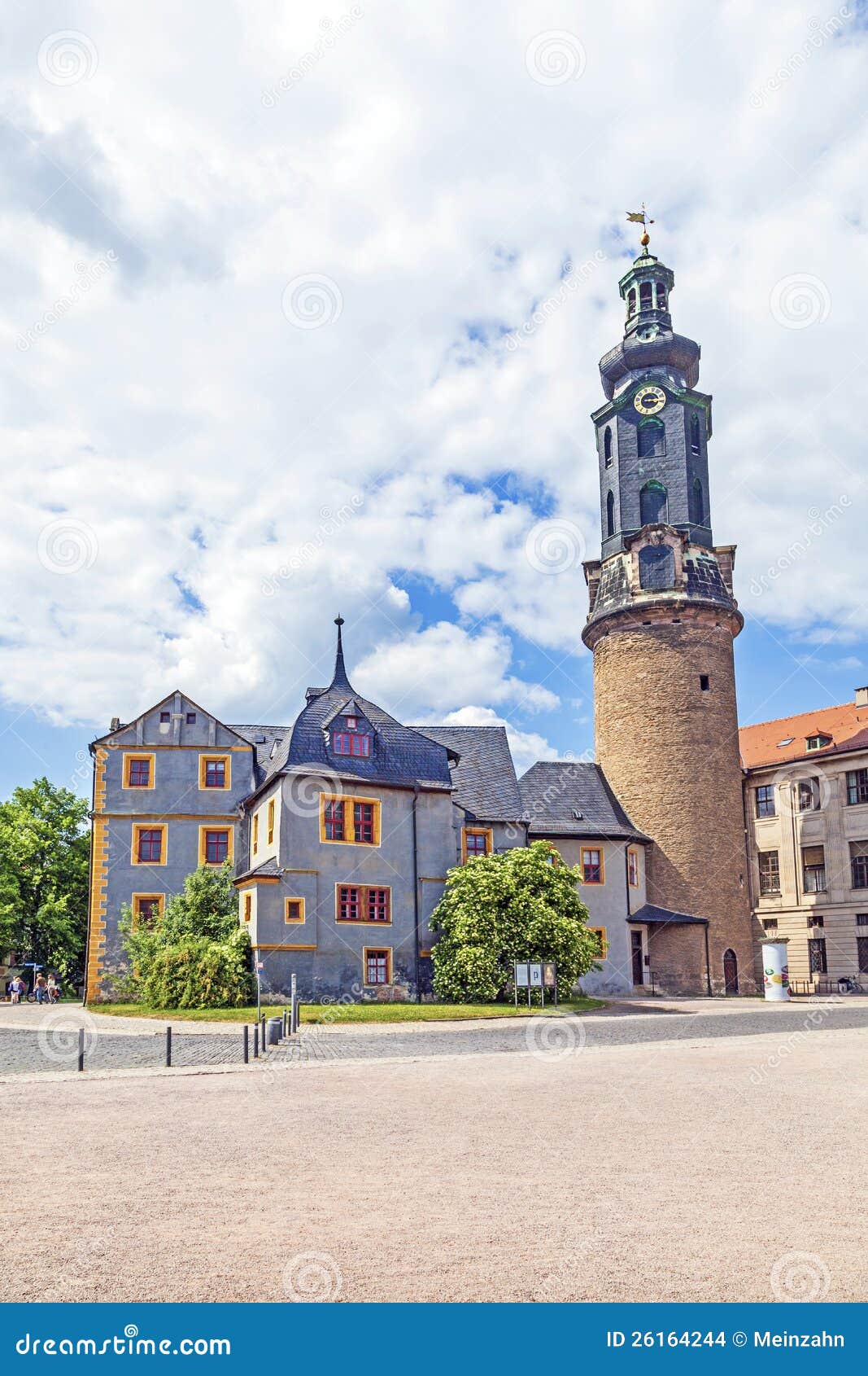 City Castle of Weimar in Germany Stock Photo - Image of houses, hall ...