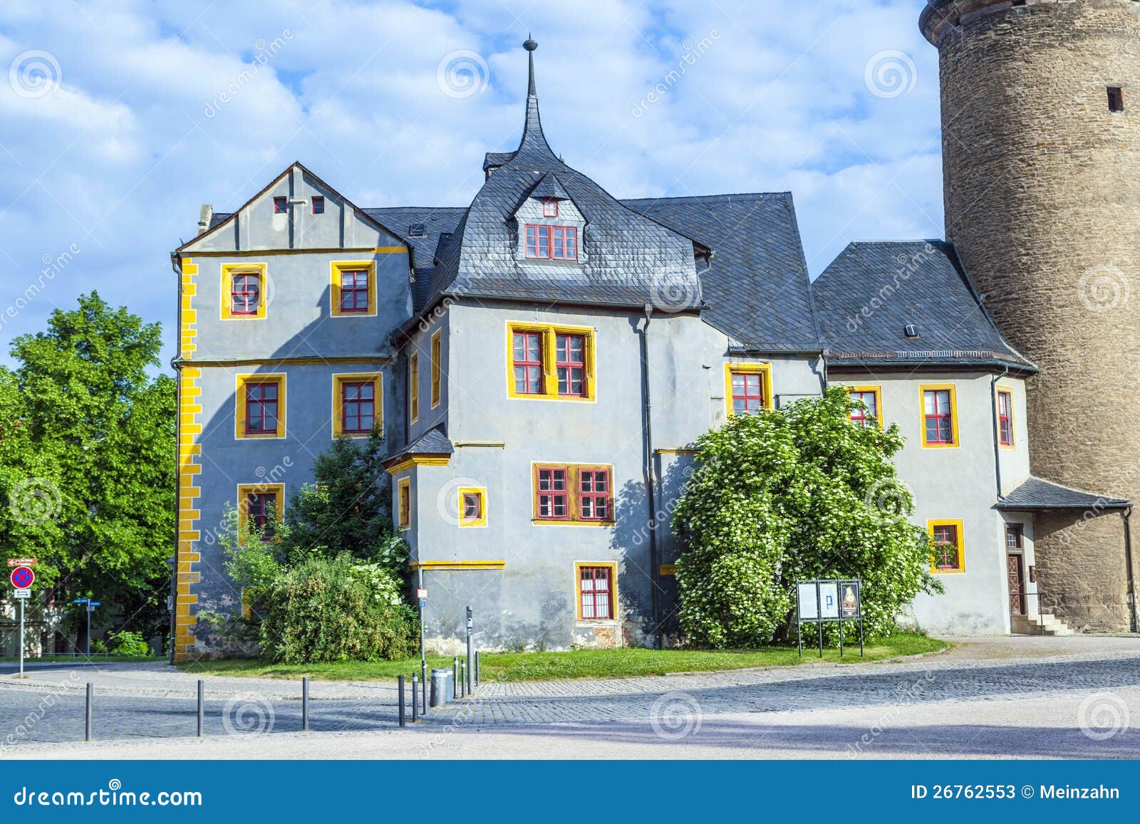 City Castle of Weimar in Germany Stock Image - Image of revival ...