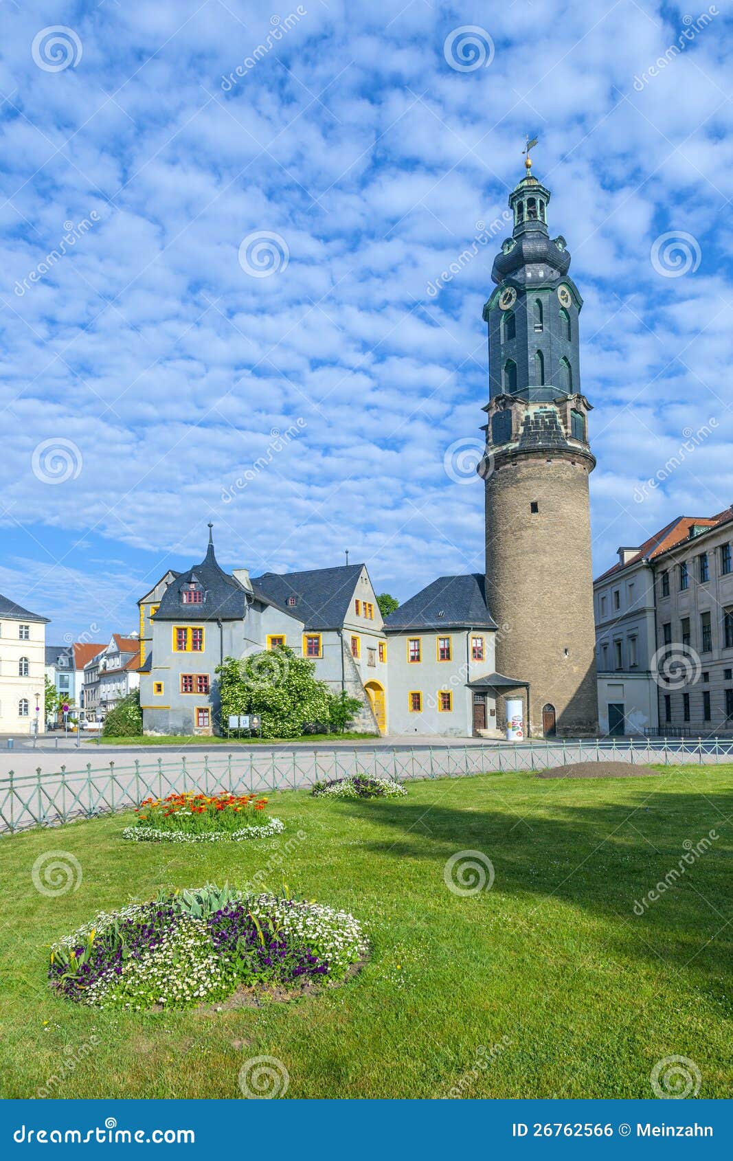 City Castle of Weimar in Germany Stock Photo - Image of famous, palace ...