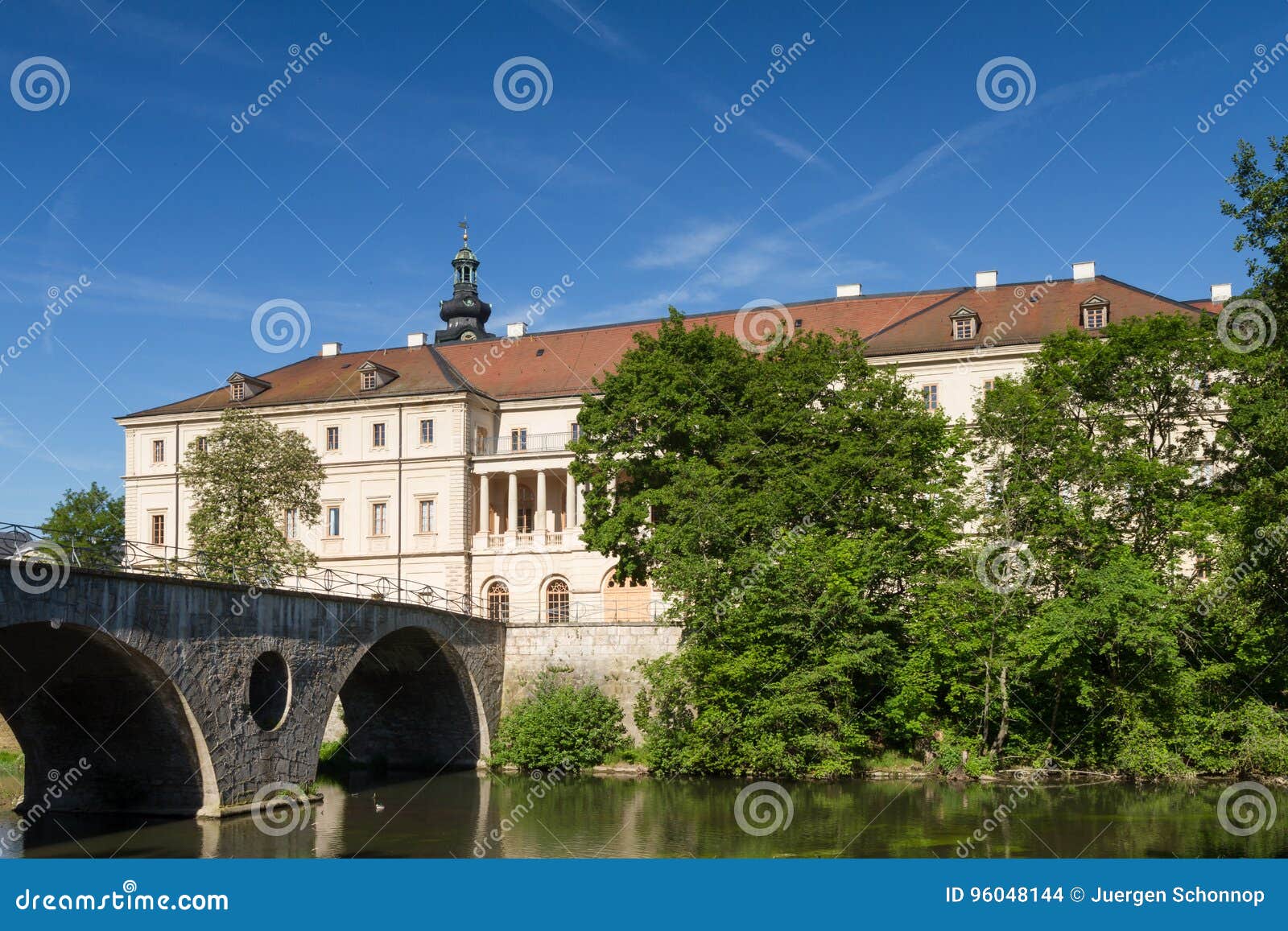 City Castle of Weimar at the River Ilm Stock Photo - Image of weimar ...