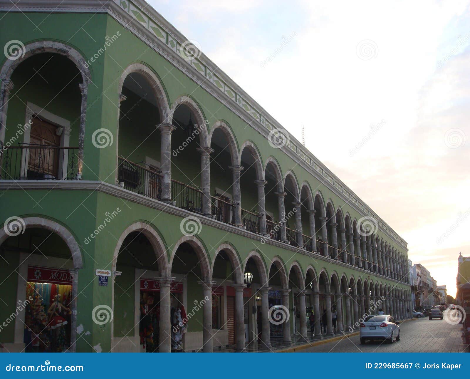 The City Center of Merida, Mexico Editorial Photography - Image of blue ...