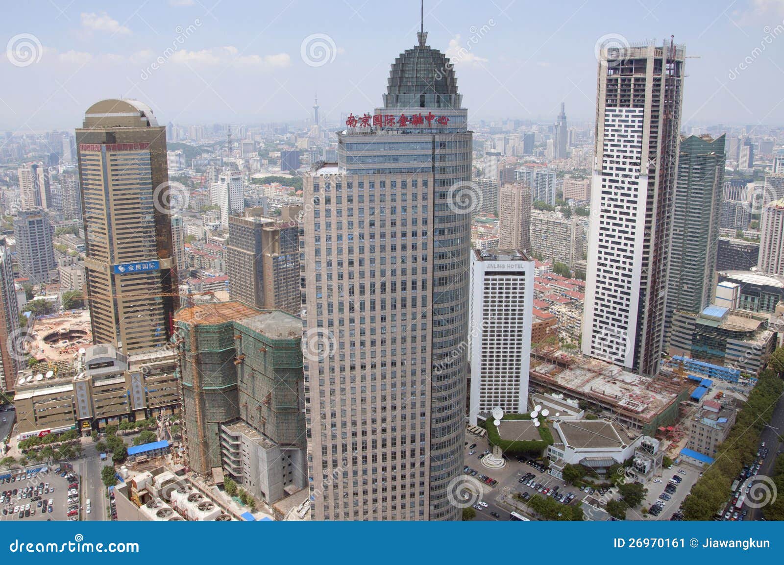 City Center of Nanjing, China Editorial Photo - Image of center ...