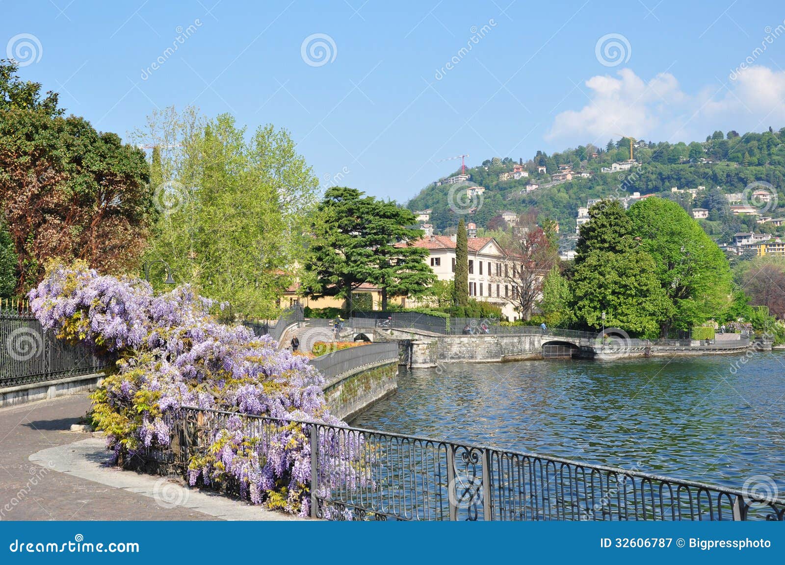 City Centre Lake Como Italy Stock Image - Image of lario, holiday: 32606787