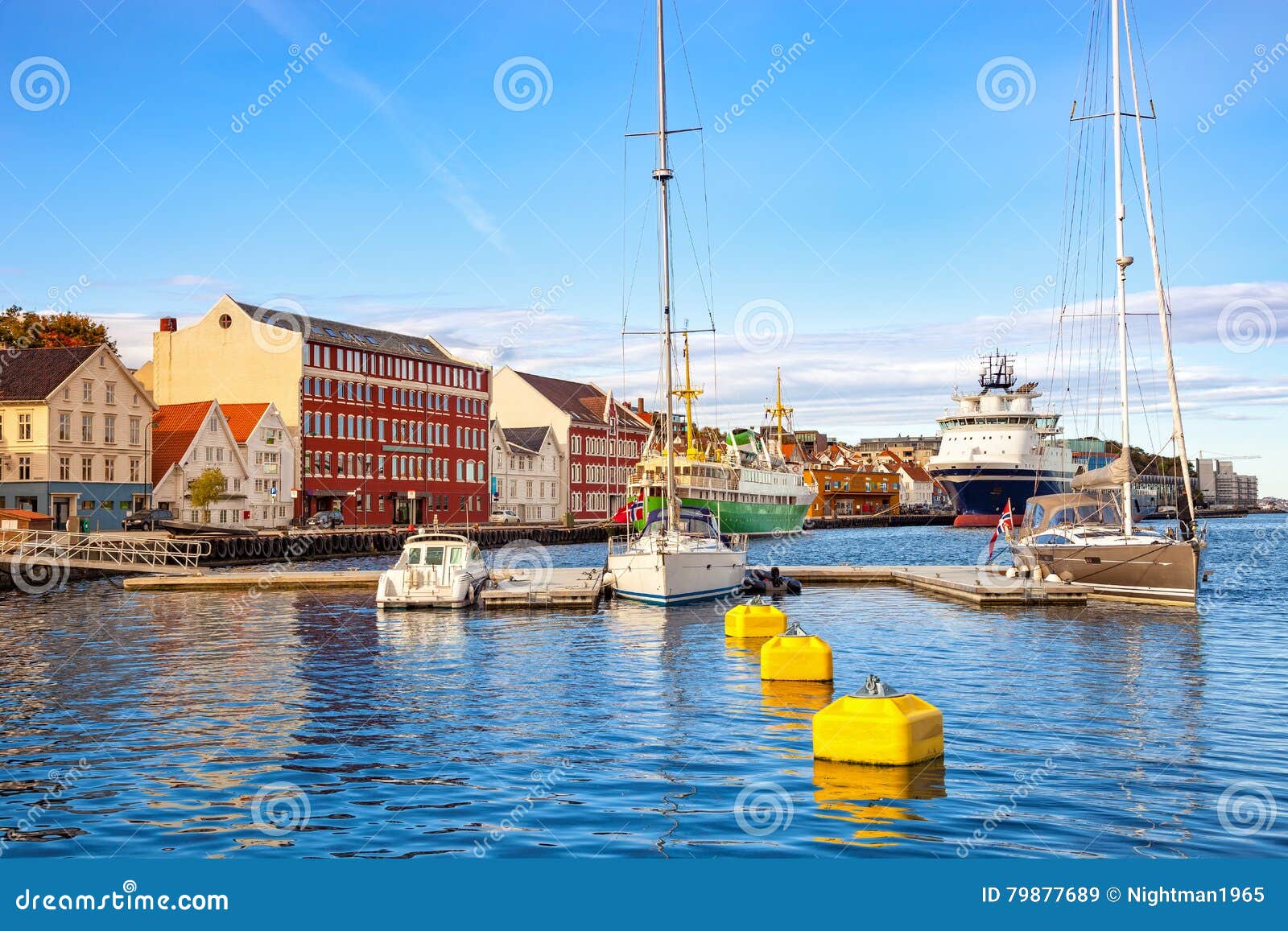 City centre of Stavanger editorial stock image. Image of cityscape ...