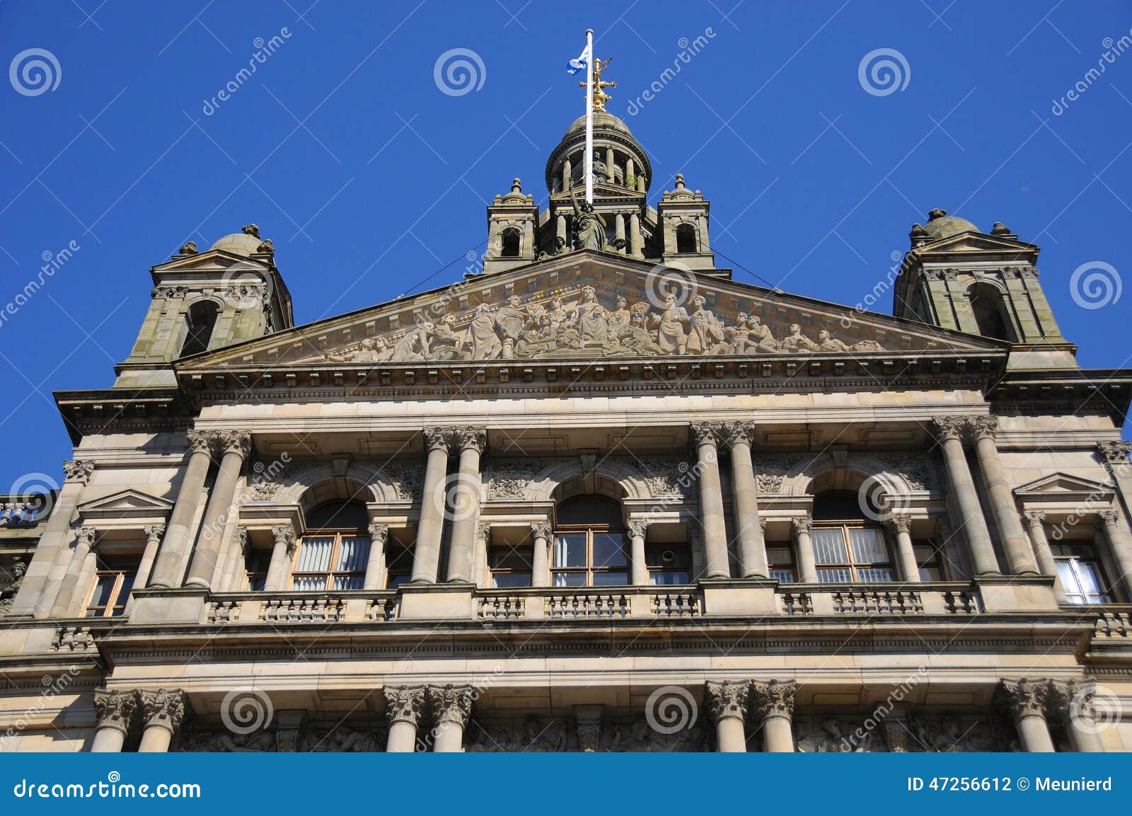 The City Chambers building stock photo. Image of burrel - 47256612
