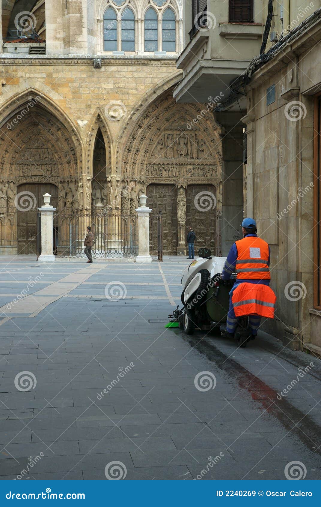 City cleaning stock image. Image of historic, cleaning - 2240269