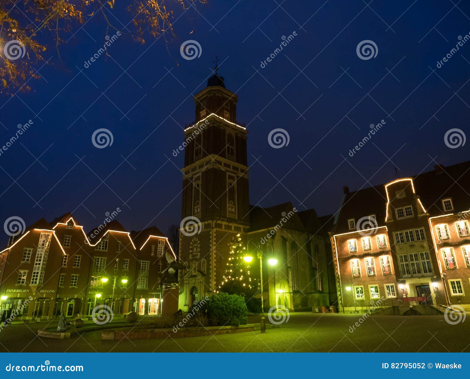 The city of coesfeld stock photo. Image of town, tower - 82795052