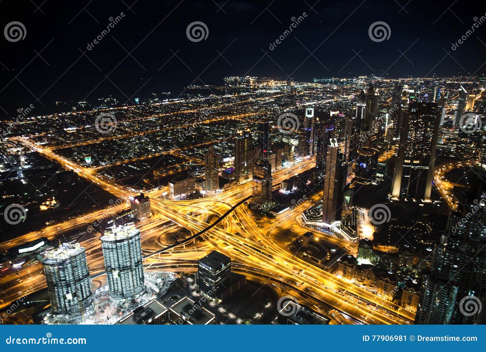 City of colorful editorial photo. Image of light, streetatnight - 77906981