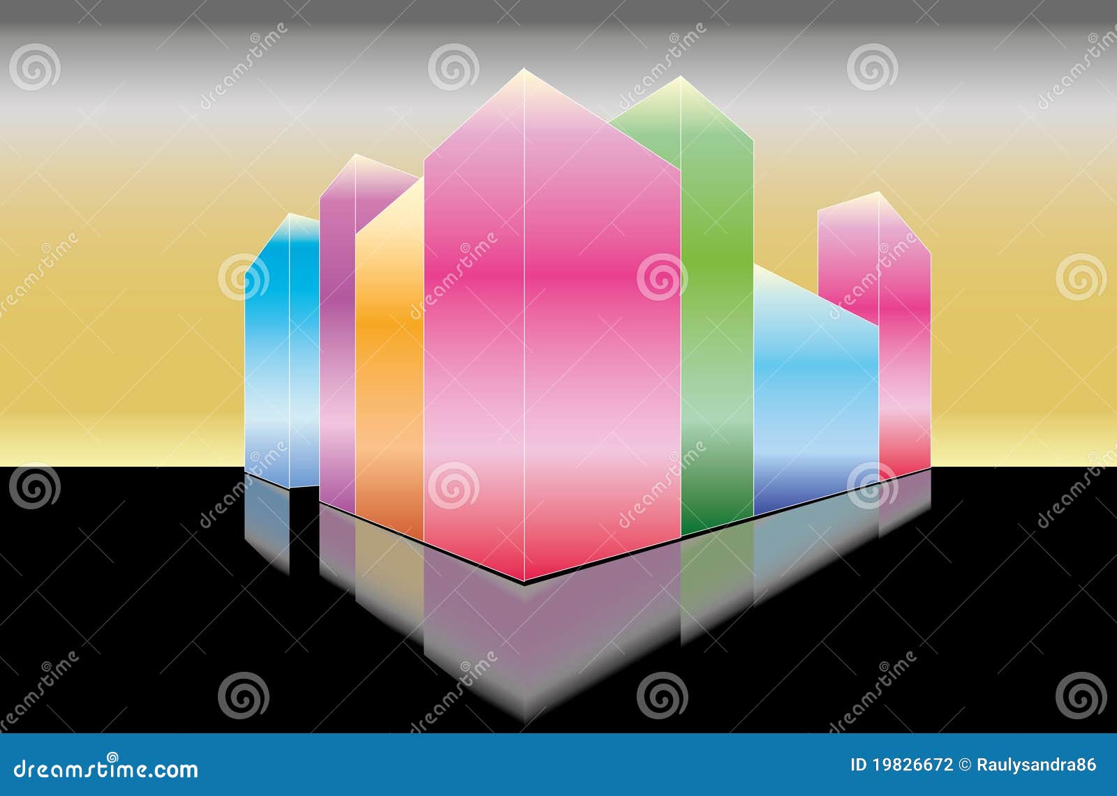 City colors stock illustration. Illustration of city - 19826672