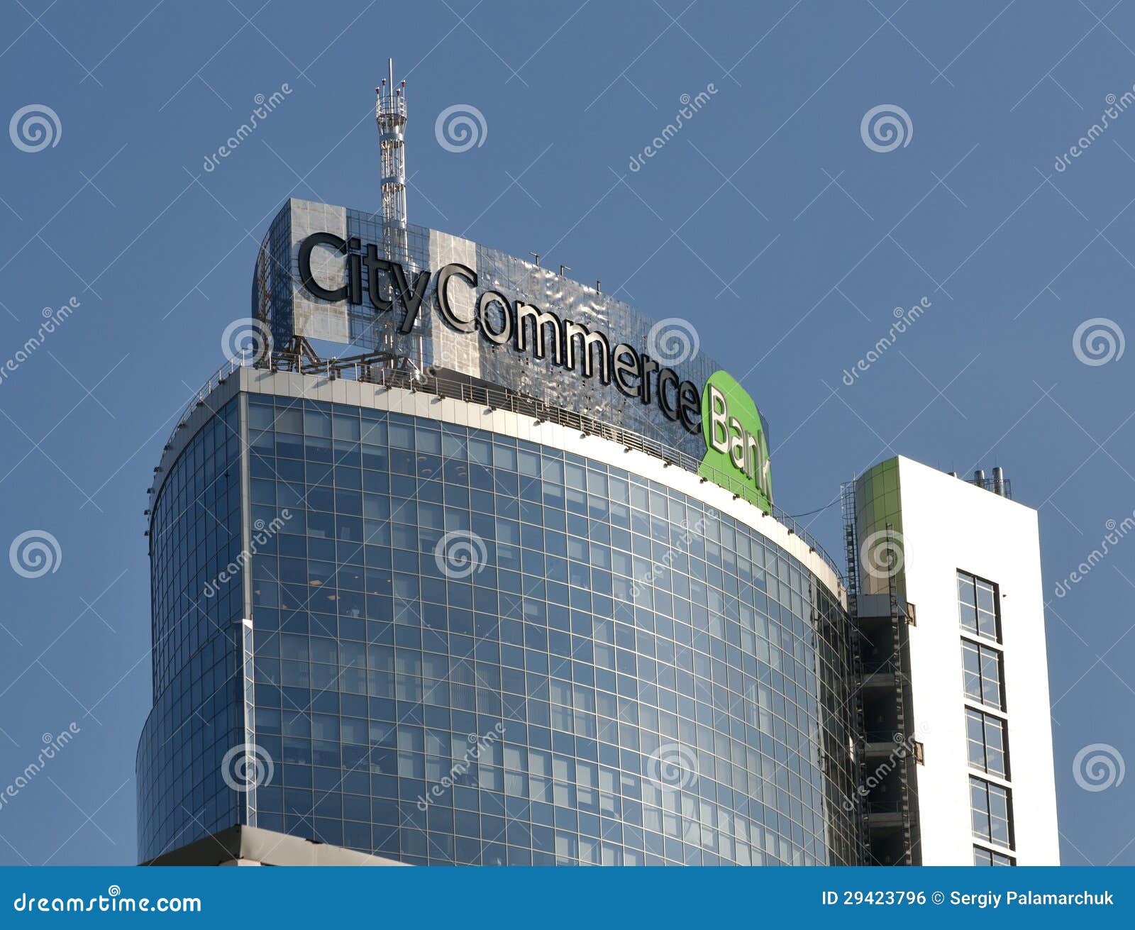 City Commerce Bank Advertisement Sign Editorial Photo - Image of ...