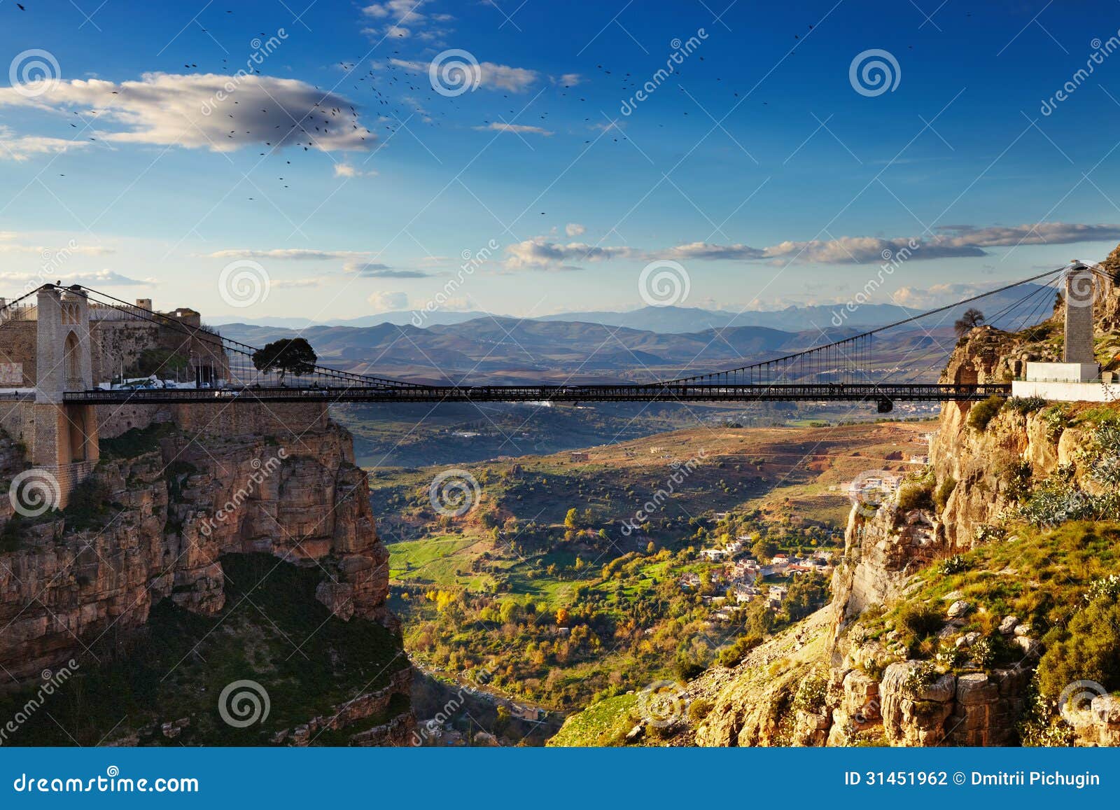 City of Constantine, Algeria Stock Photo - Image of clouds, landscape ...