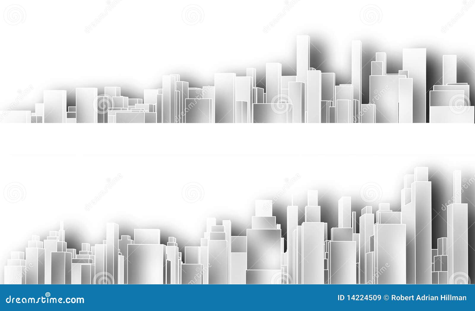 City cutouts stock illustration. Illustration of tower - 14224509