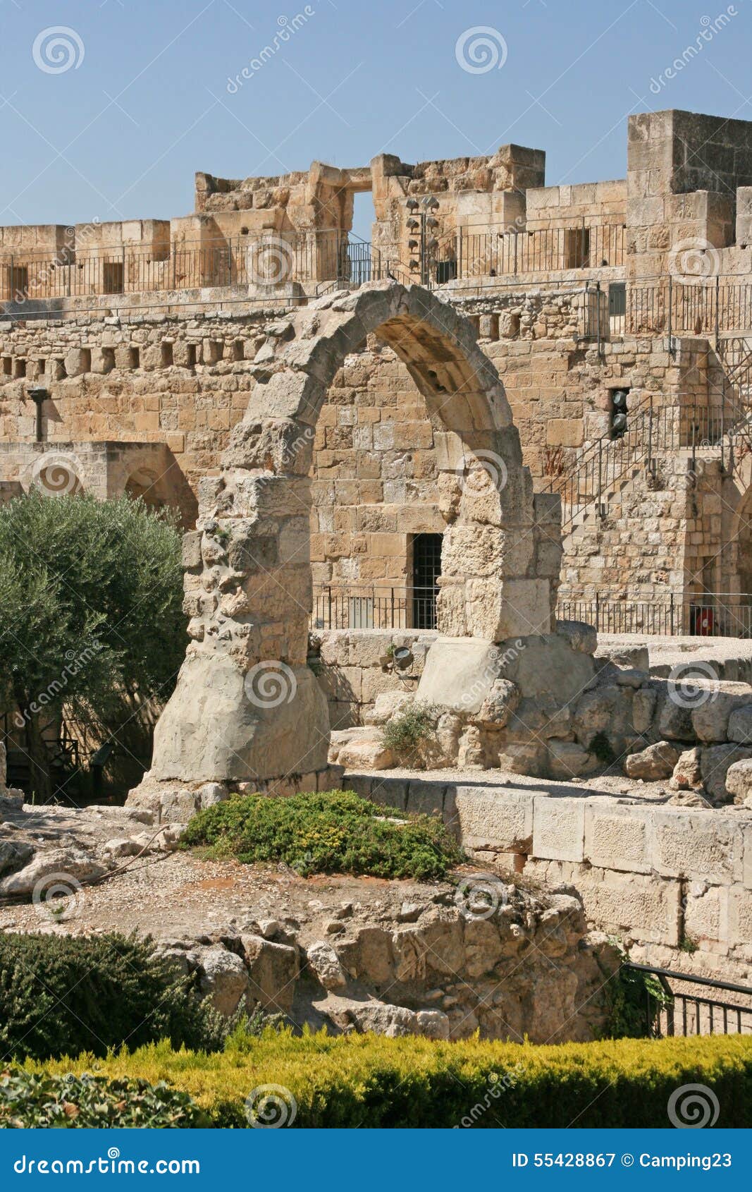 City of David, Jerusalem. stock image. Image of faith - 55428867