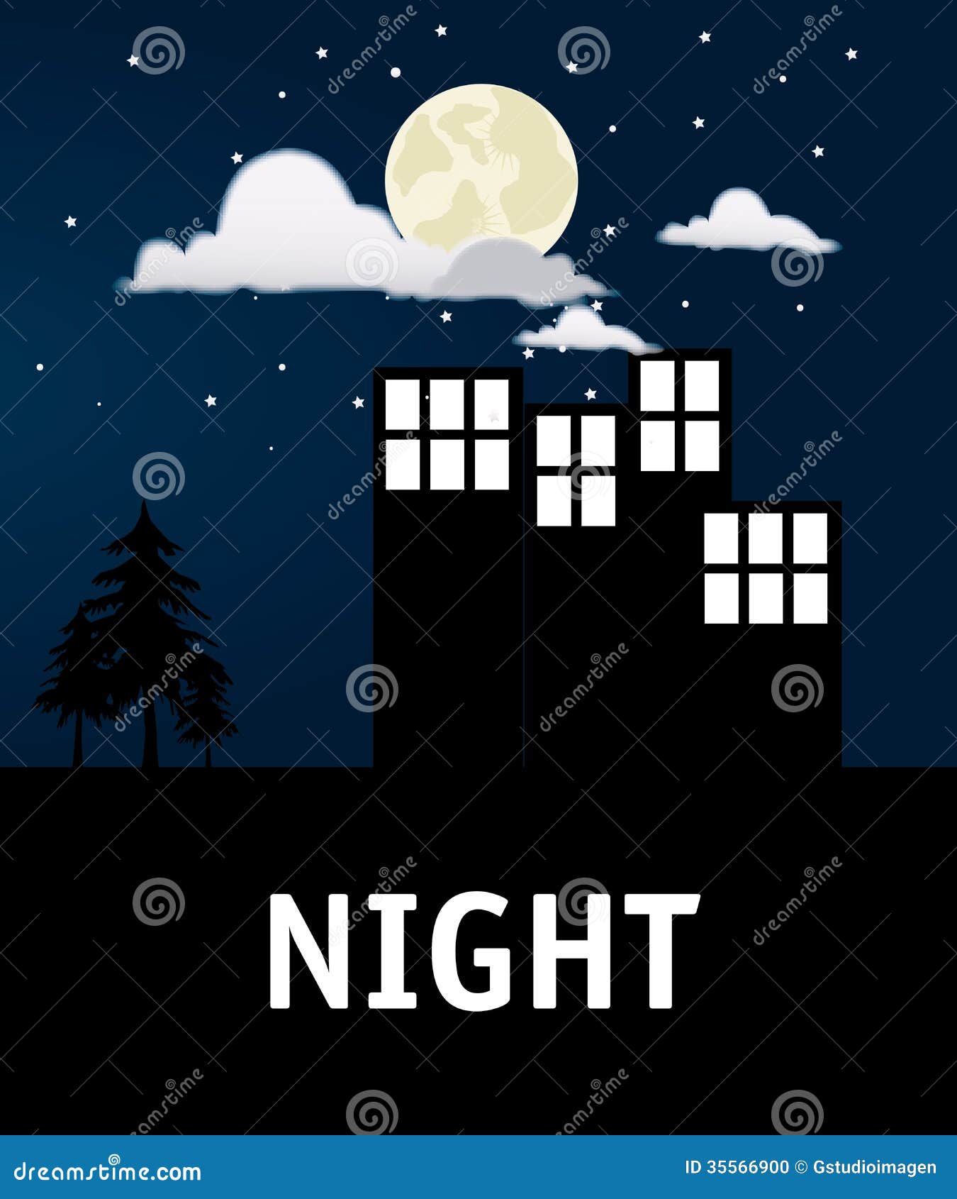 City design stock illustration. Illustration of apartment - 35566900