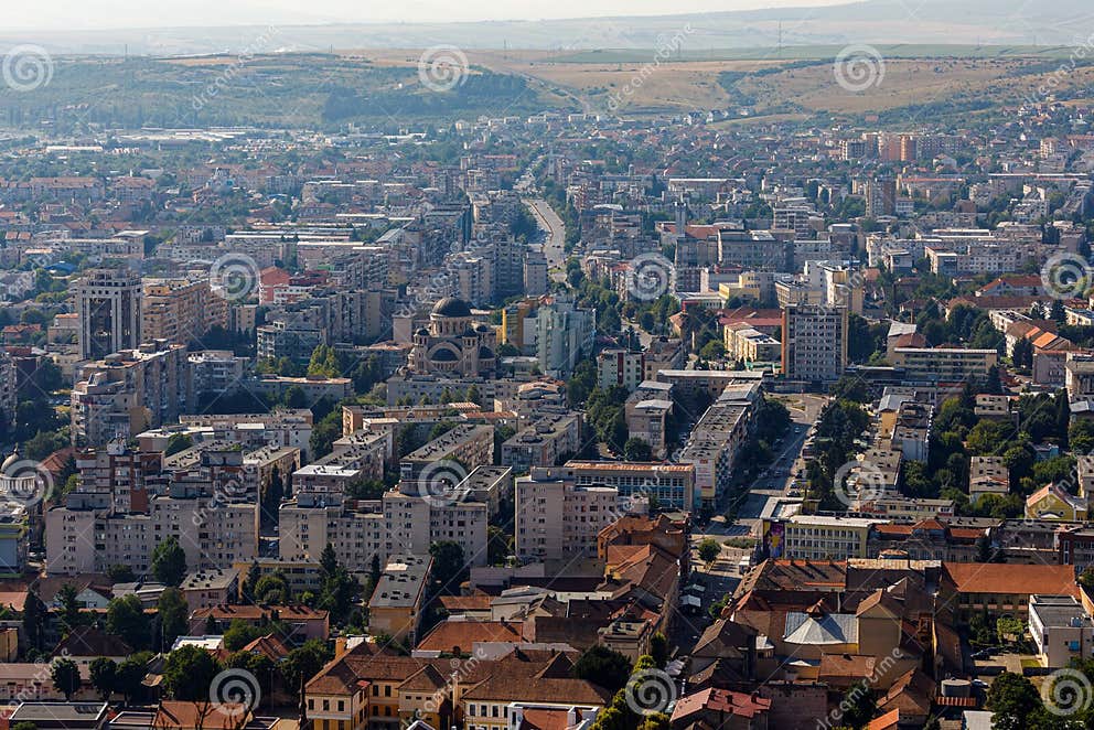 City of Deva in Romania stock photo. Image of deva, building - 229548874