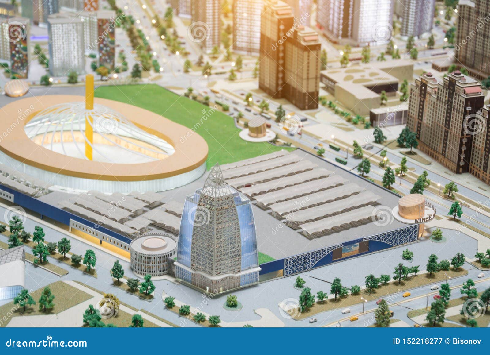 City Development Plan from a Construction Company Exhibition Layout of ...