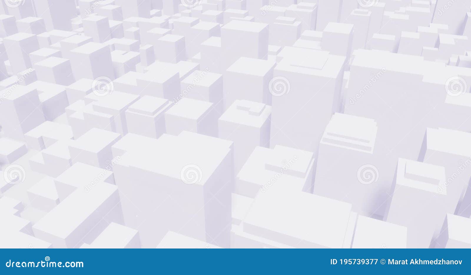City Downtown Abstract 3d Background Seamless Loop Stock Video - Video ...