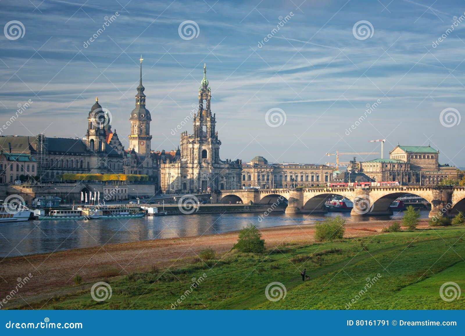 City of Dresden in autumn editorial photo. Image of building - 80161791
