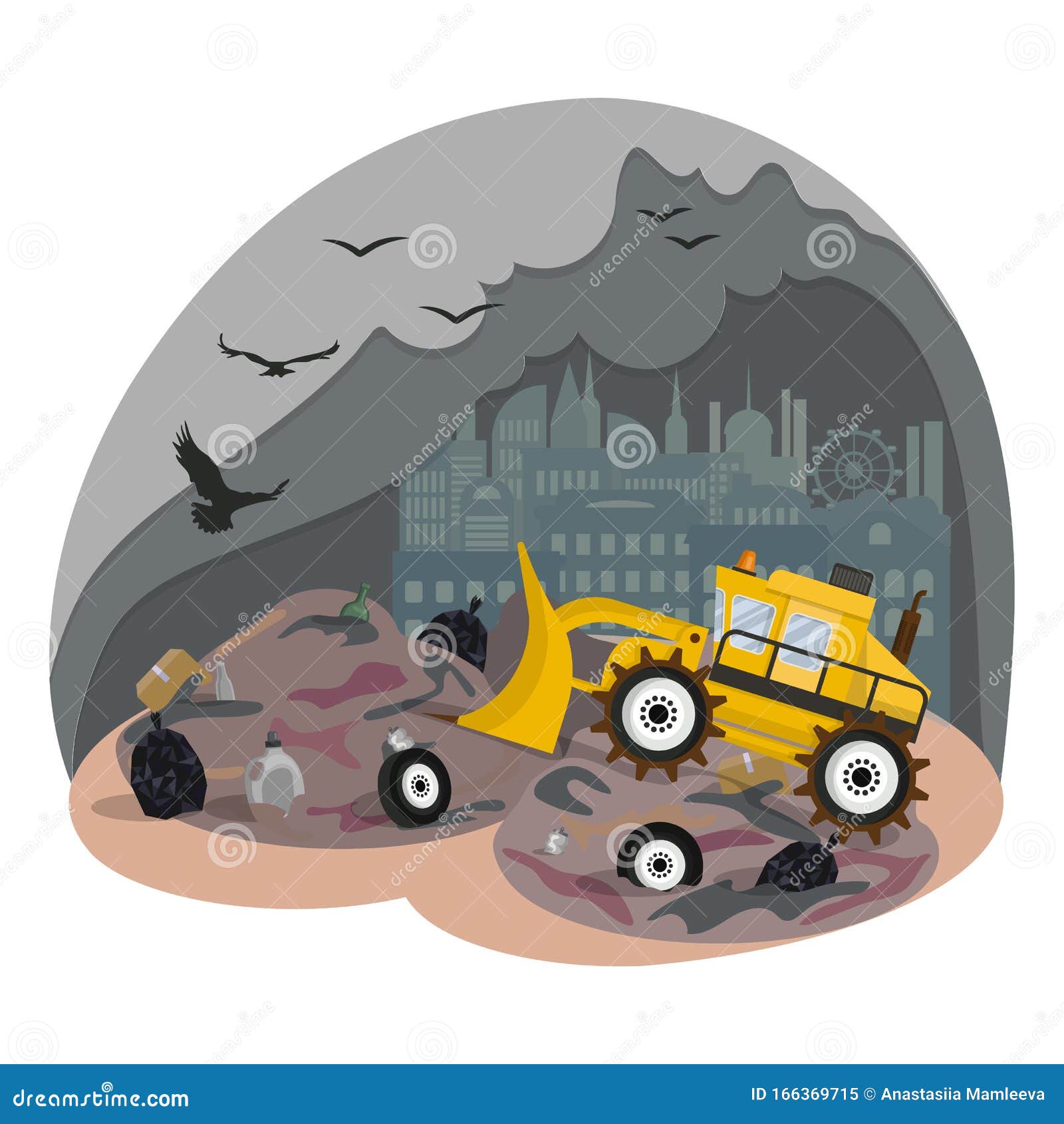 Cartoon Garbage Dump