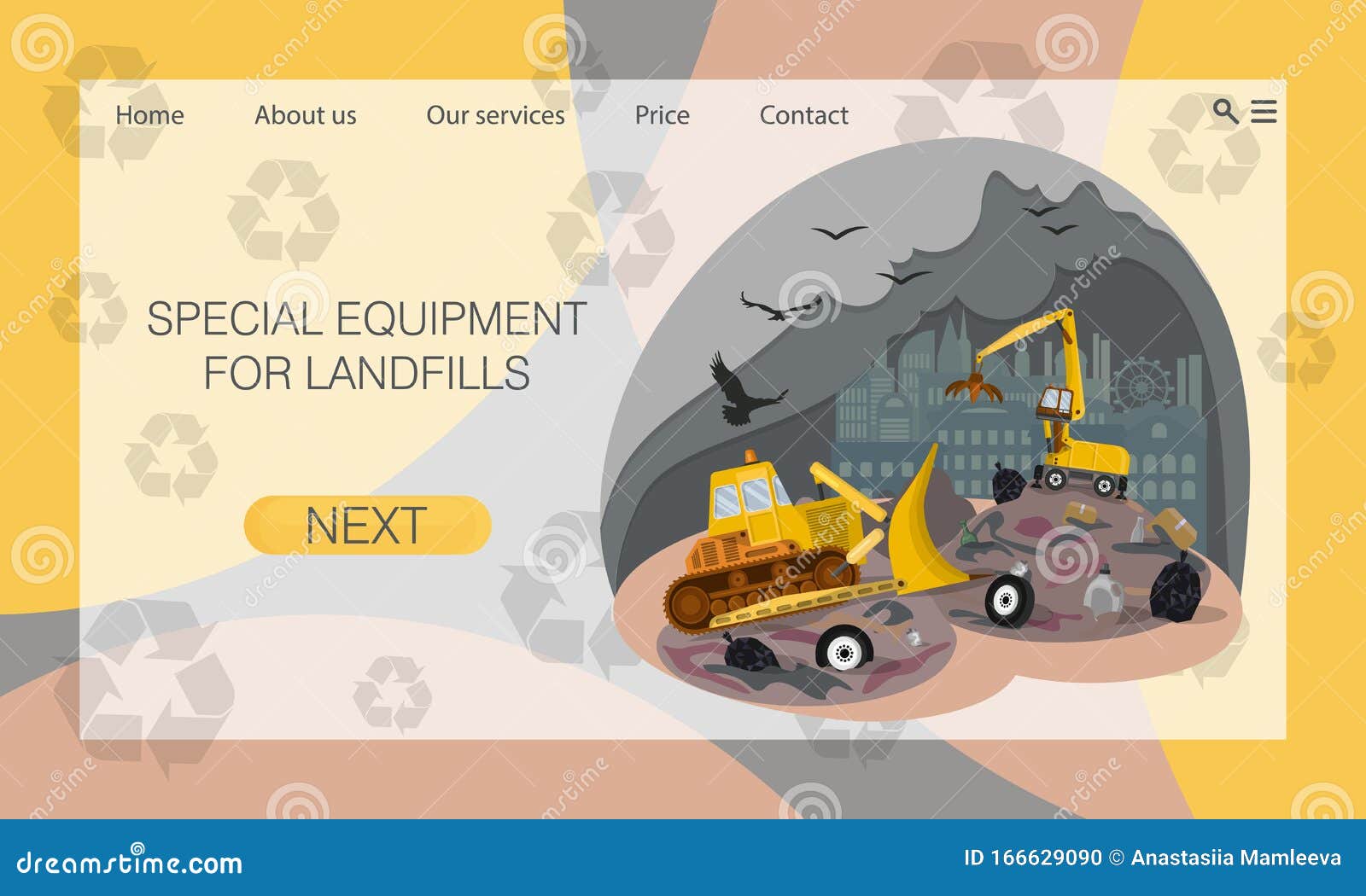 Landfill Disposal. Decontamination Of Industrial Waste. Unauthorized ...