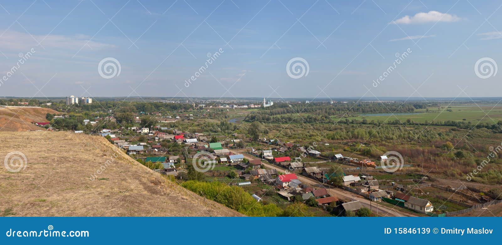 City Elabuga stock image. Image of panoramic, idyllic - 15846139
