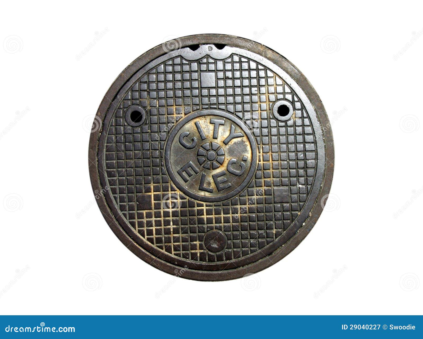City Electric Manhole Cover, Decorative Metal Hatch For Electrical ...