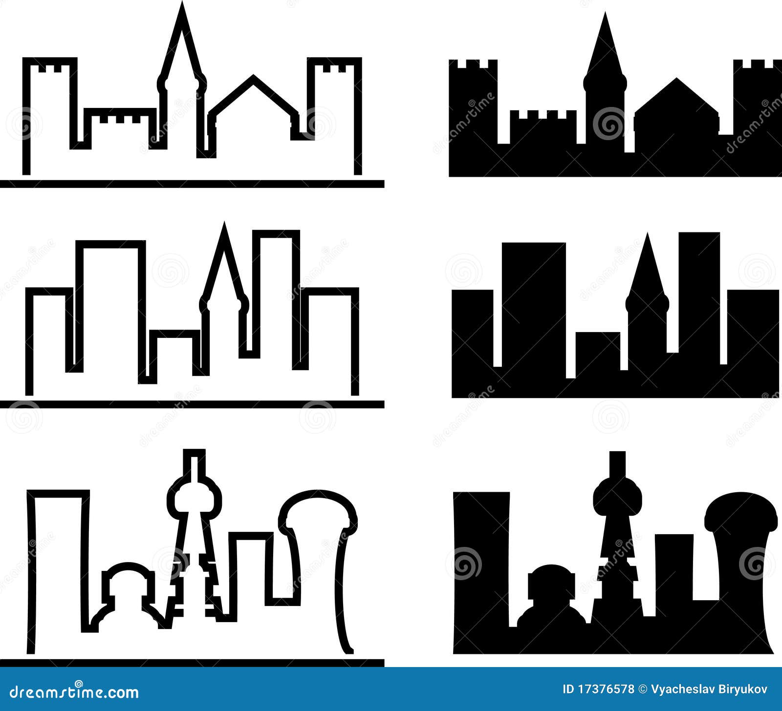 City evolution stock illustration. Illustration of contemplation - 17376578