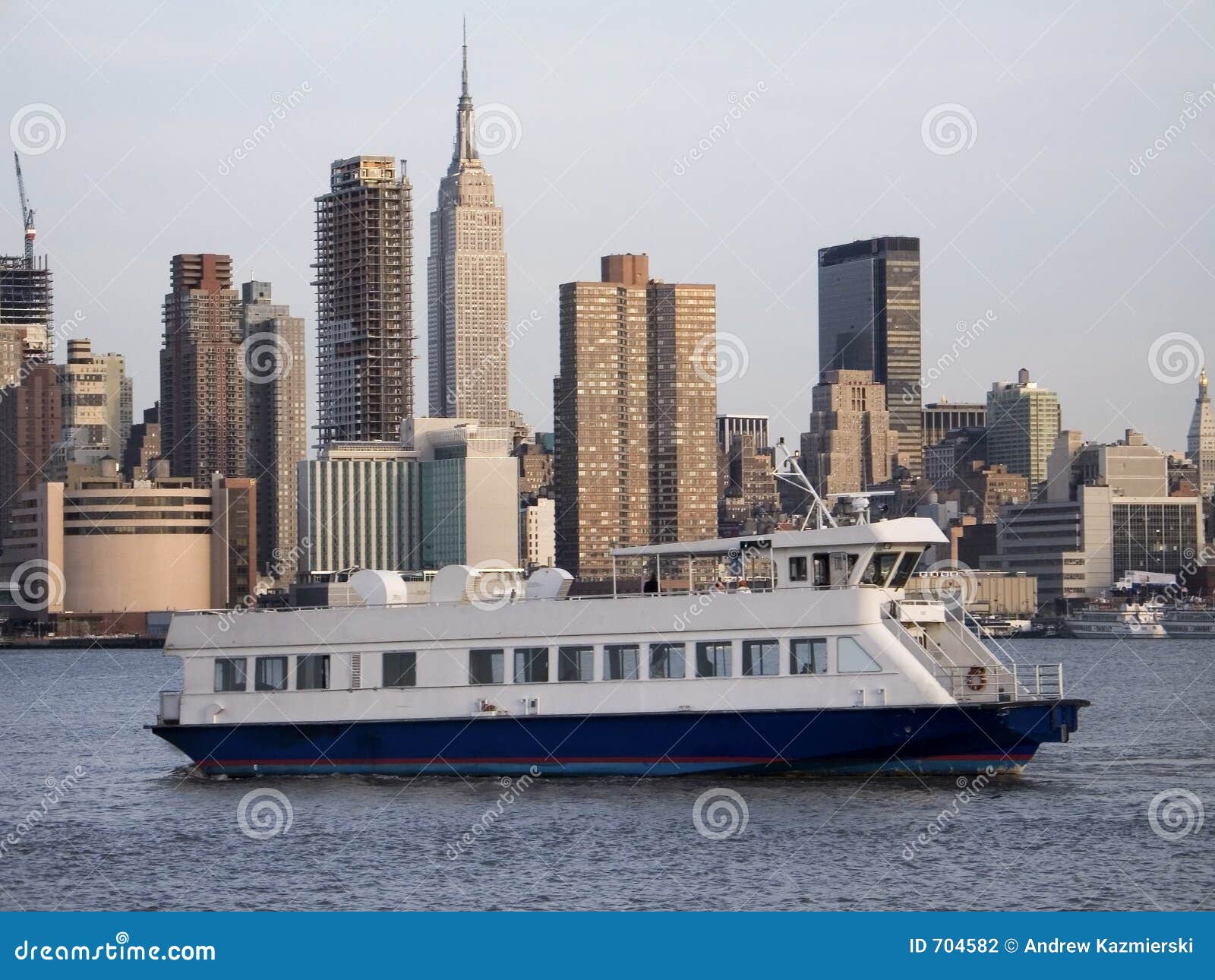 City Ferry stock photo. Image of sunny, skyline, city, buildings - 704582
