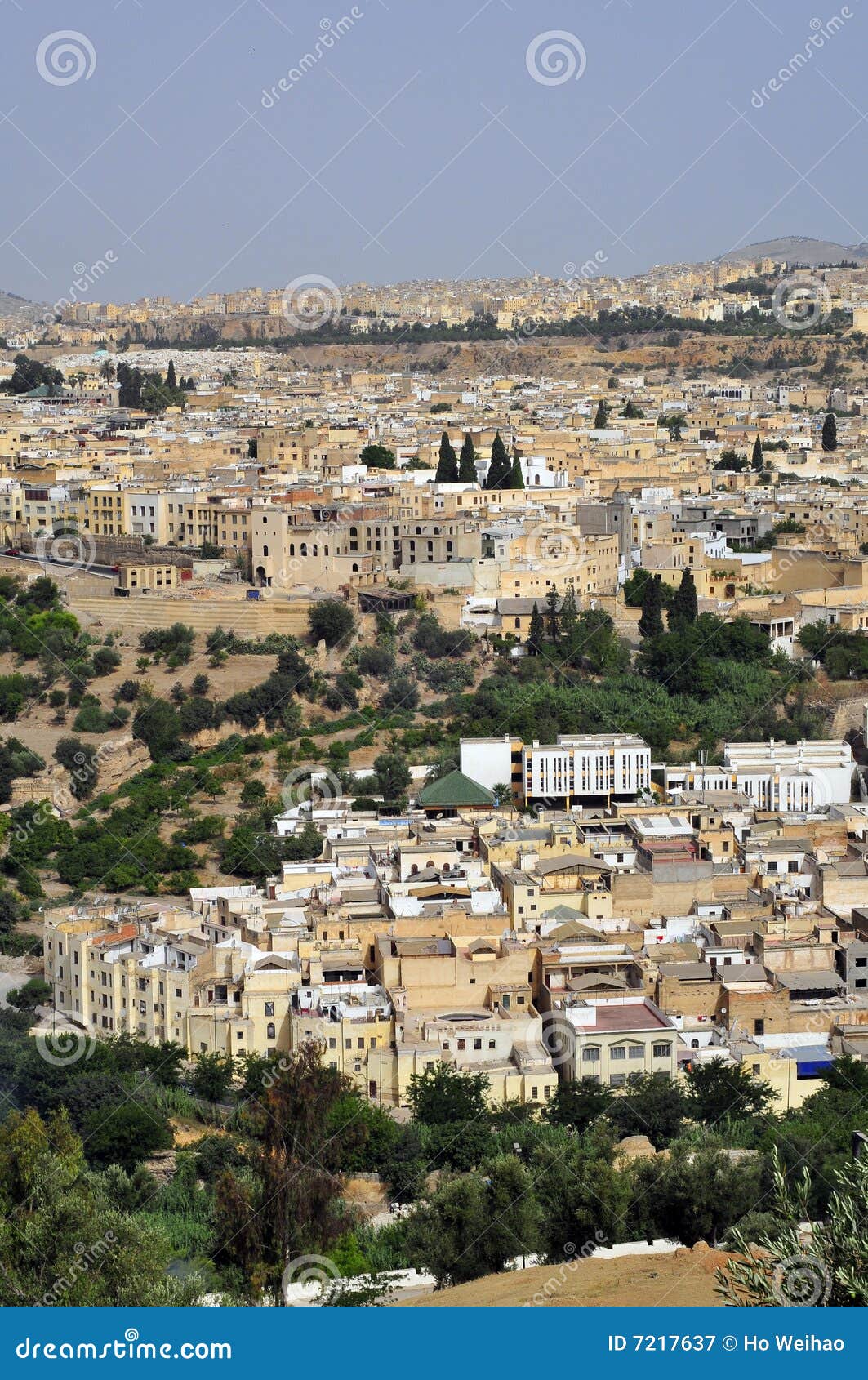 City of Fes stock image. Image of buildings, houses, morocco - 7217637