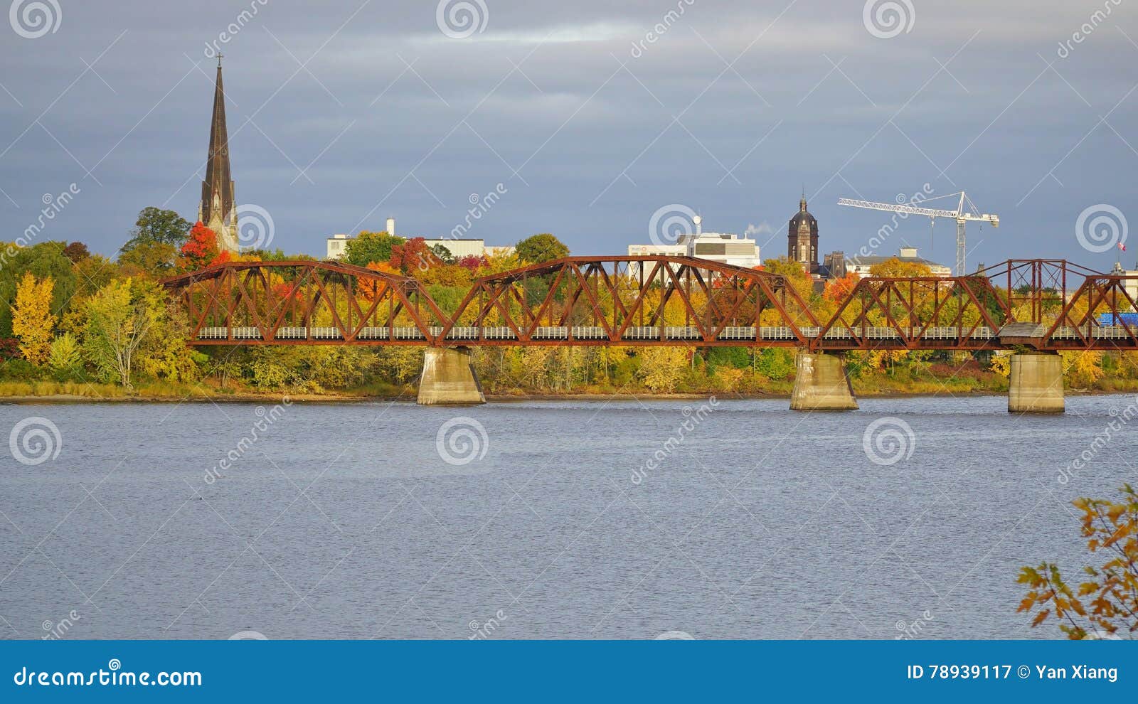 City of Fredericton, Canada Stock Image - Image of fredericton, tourism ...