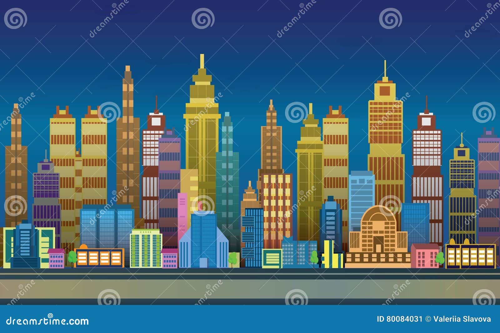 City Game Backgrounds ,2d Game Application. Cartoon Vector ...