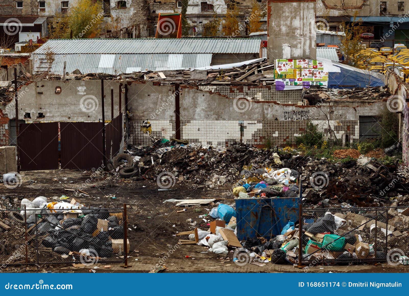 City Garbage Dump. Environmental Problems Stock Photo - Image of grunge ...