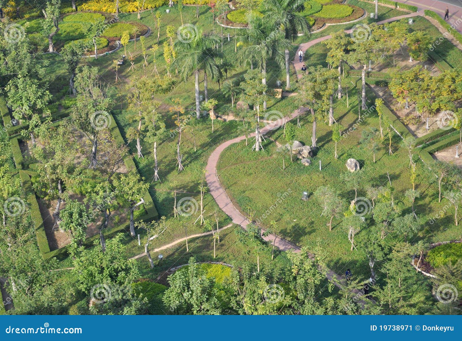 City garden bird view stock image. Image of downtown - 19738971