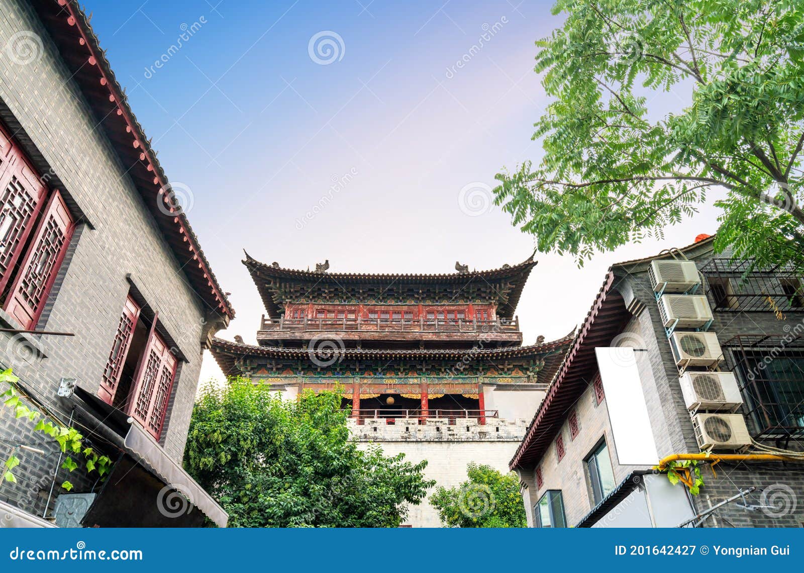 Ancient Architecture of City Gate in Luoyang, China Stock Image - Image ...
