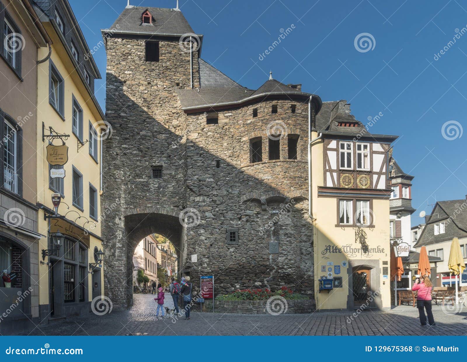 Cochem, Germany - 06 23 2022: Beautiful Rebuilt Old House Editorial ...